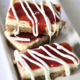 Philadelphia Cheesecake Strawberry Snack Bars - Simple In The Suburbs