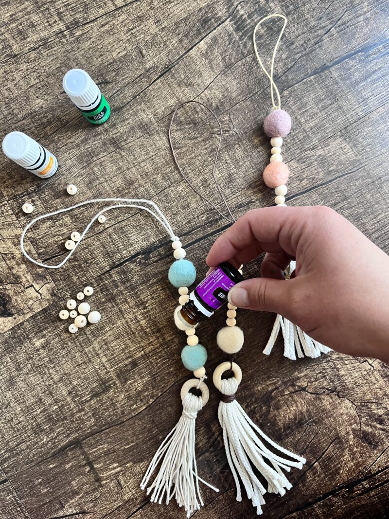 Easy Diy Essential Oil Car Charm Scent diffuser - Simple In The Suburbs
