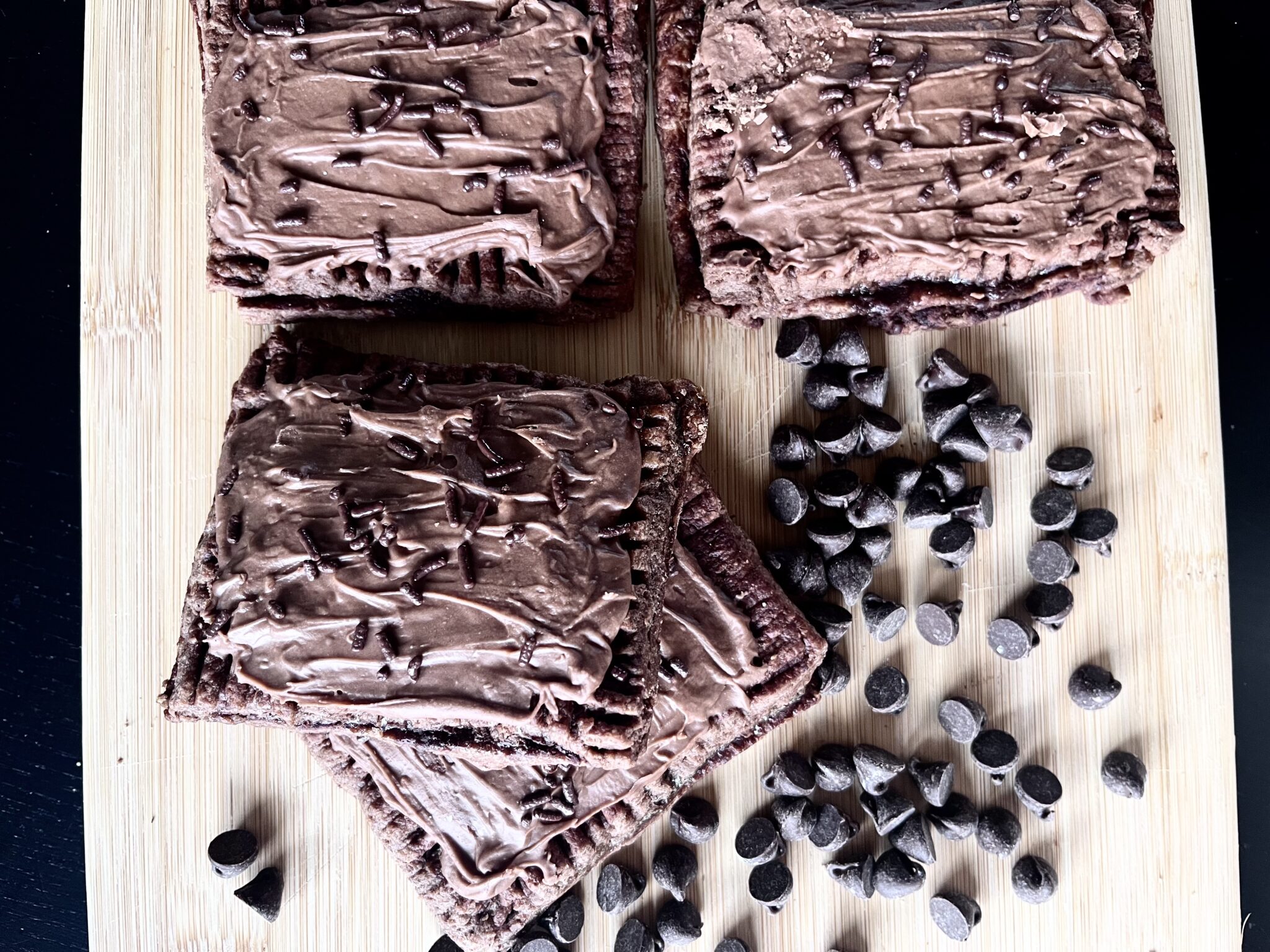 Homemade Sourdough Triple Chocolate Pop Tarts - Simple In The Suburbs